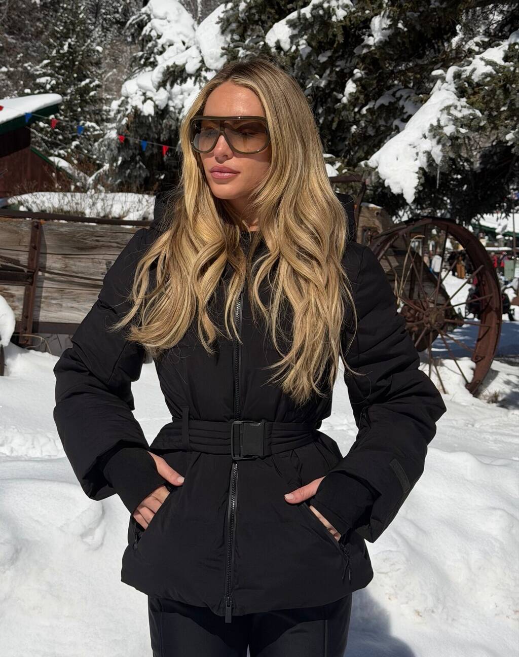 Alix Earle Models Chic Alpine Style During Her Snowy Escape
